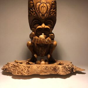 Custom Carved Tiki Statues. Highly Detailed and Unique Hawaiian Tiki ...