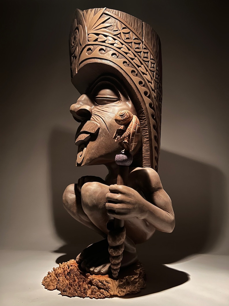 Custom Carved Tiki Statues - Polynesian Hawaiian Tikis, Custom ...