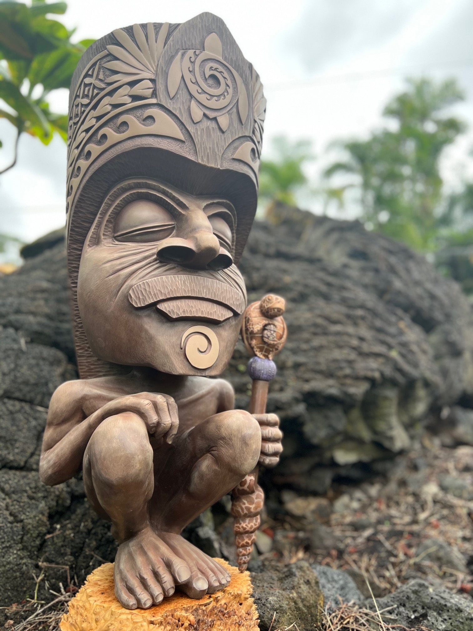 Custom Carved Tiki Statues - Polynesian Hawaiian Tikis, Custom ...