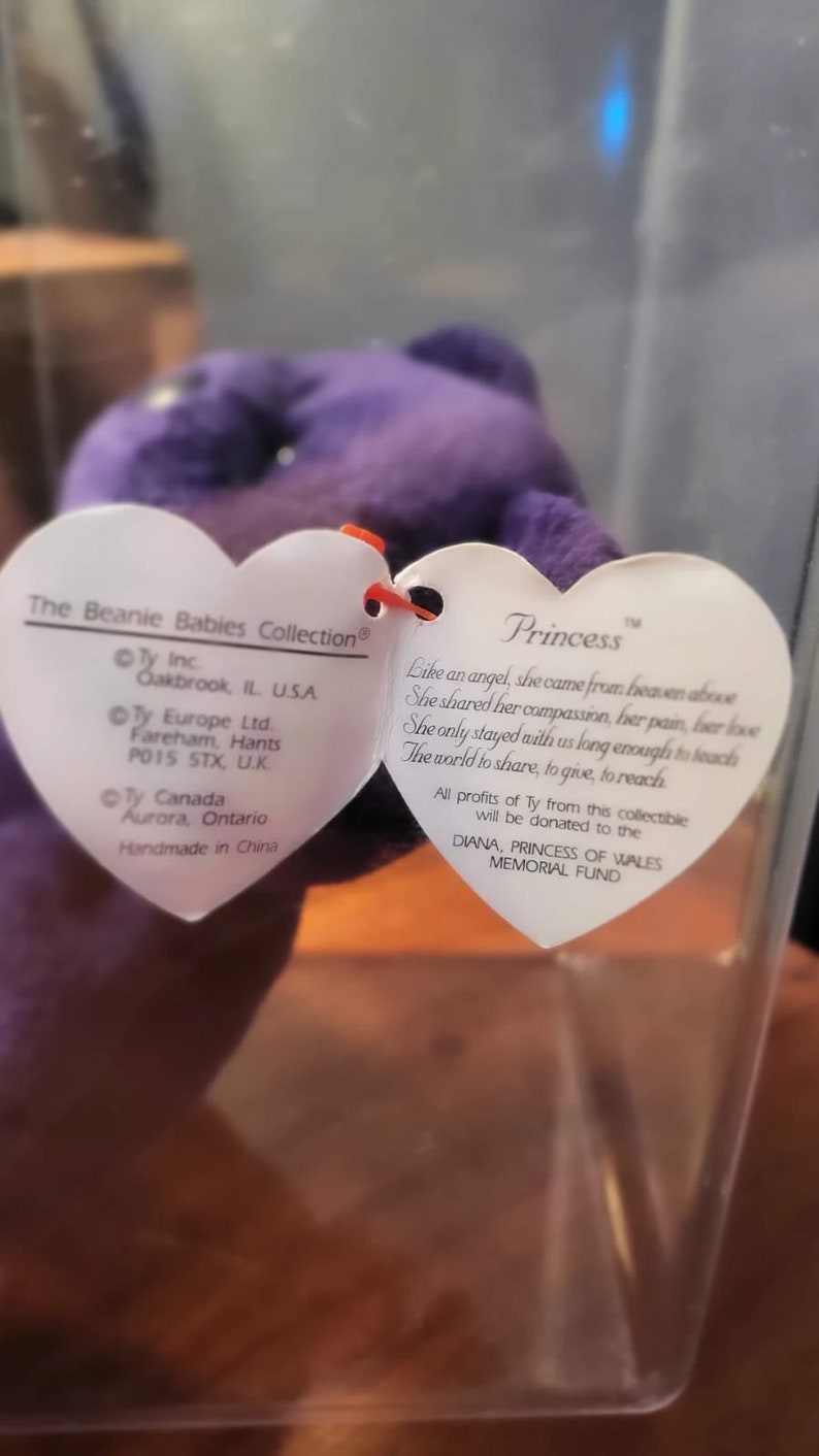 Princess Diana Beanie Baby RARE VINTAGE AUTHENTIC. - Etsy