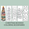 Printable Christmas Coloring Bookmarks | Holiday Craft (PDF Pattern ...