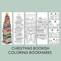 Christmas Coloring Bookmarks, NOEL, Be Jolly, Merry, Snowmen, Dove ...