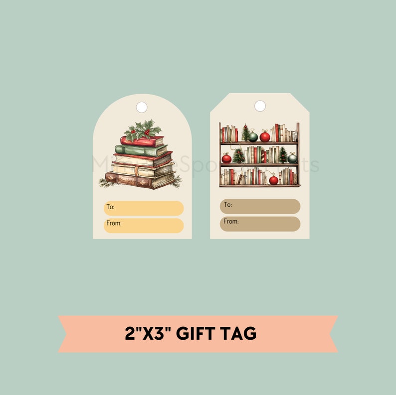Printable Book Gift Tag Template, for Book Lovers, for Bookworm, for ...