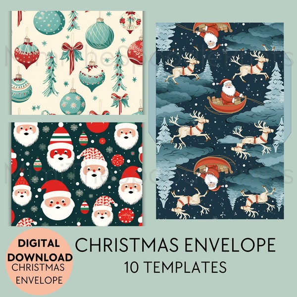 Christmas Cards 5x7 With Envelopes - Etsy