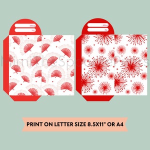 Chinese New Year Money Envelope Template, Red Envelope, Ang Pao ...