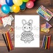 28 Easter Bunny Coloring Pages, for Kids, Toddlers, Preschoolers ...