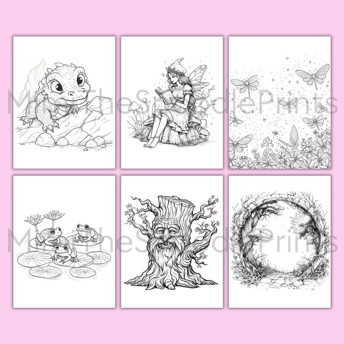 24 Forest Friends Coloring Pages, for Kids and Adults, Printable ...