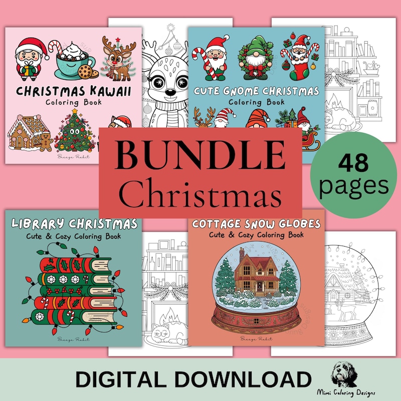 Fuzzy Hygge Coloring Book - Etsy