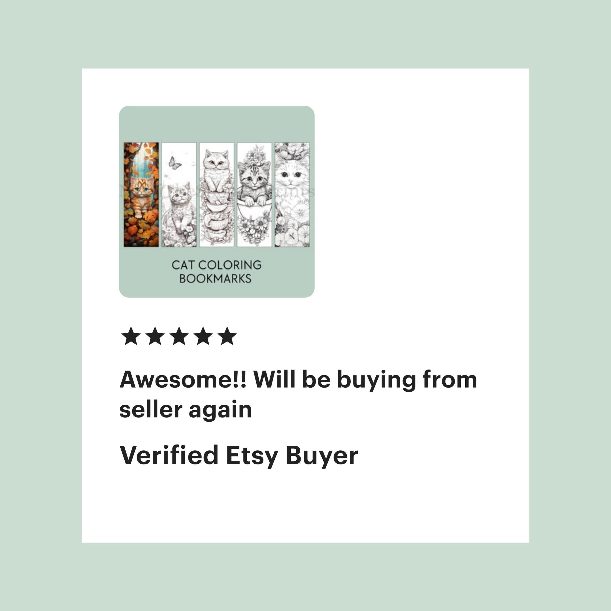 Cat Halloween Coloring Bookmarks: Books, Pumpkins (printable Digital ...