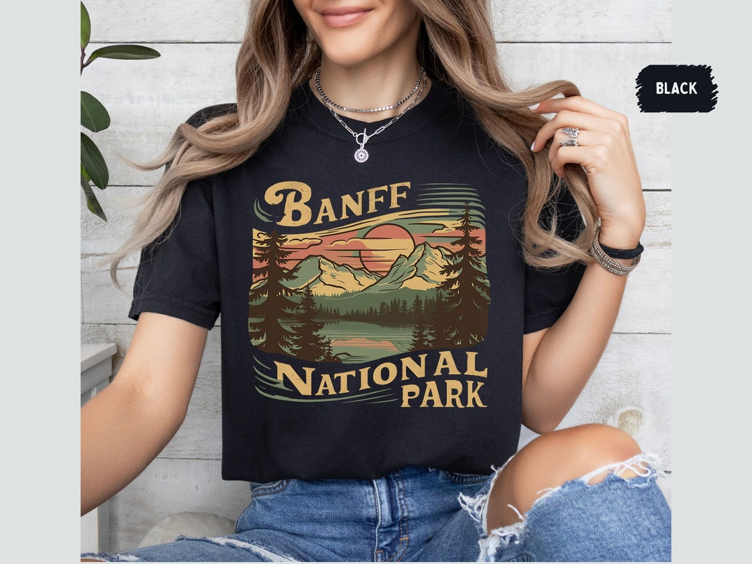 Banff National Park Shirt, Vintage Banff Tshirt, Banff Comfort Colors ...
