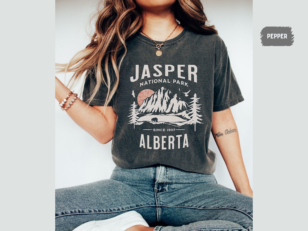 Jasper National Park Shirt, Jasper Comfort Colors Shirt Vintage Jasper ...