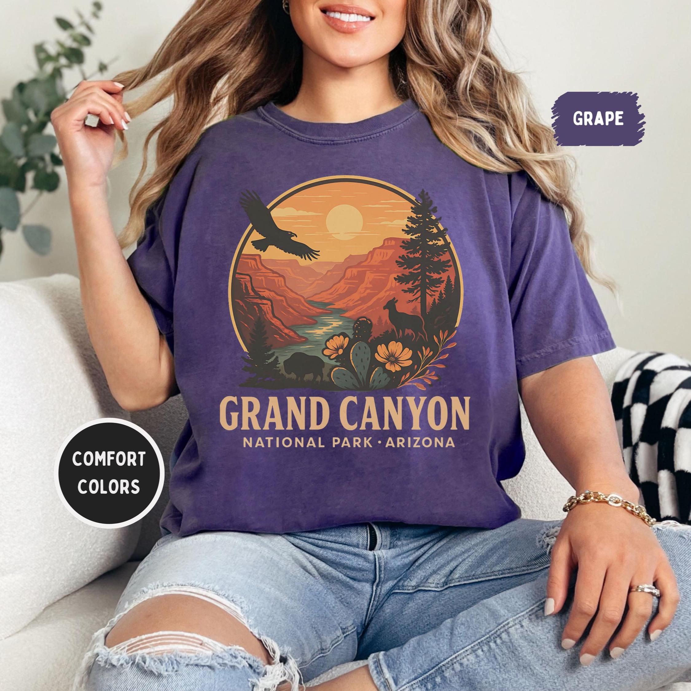 Vintage Grand Canyon National Park Comfort Colors T-shirt, Nature Lover ...