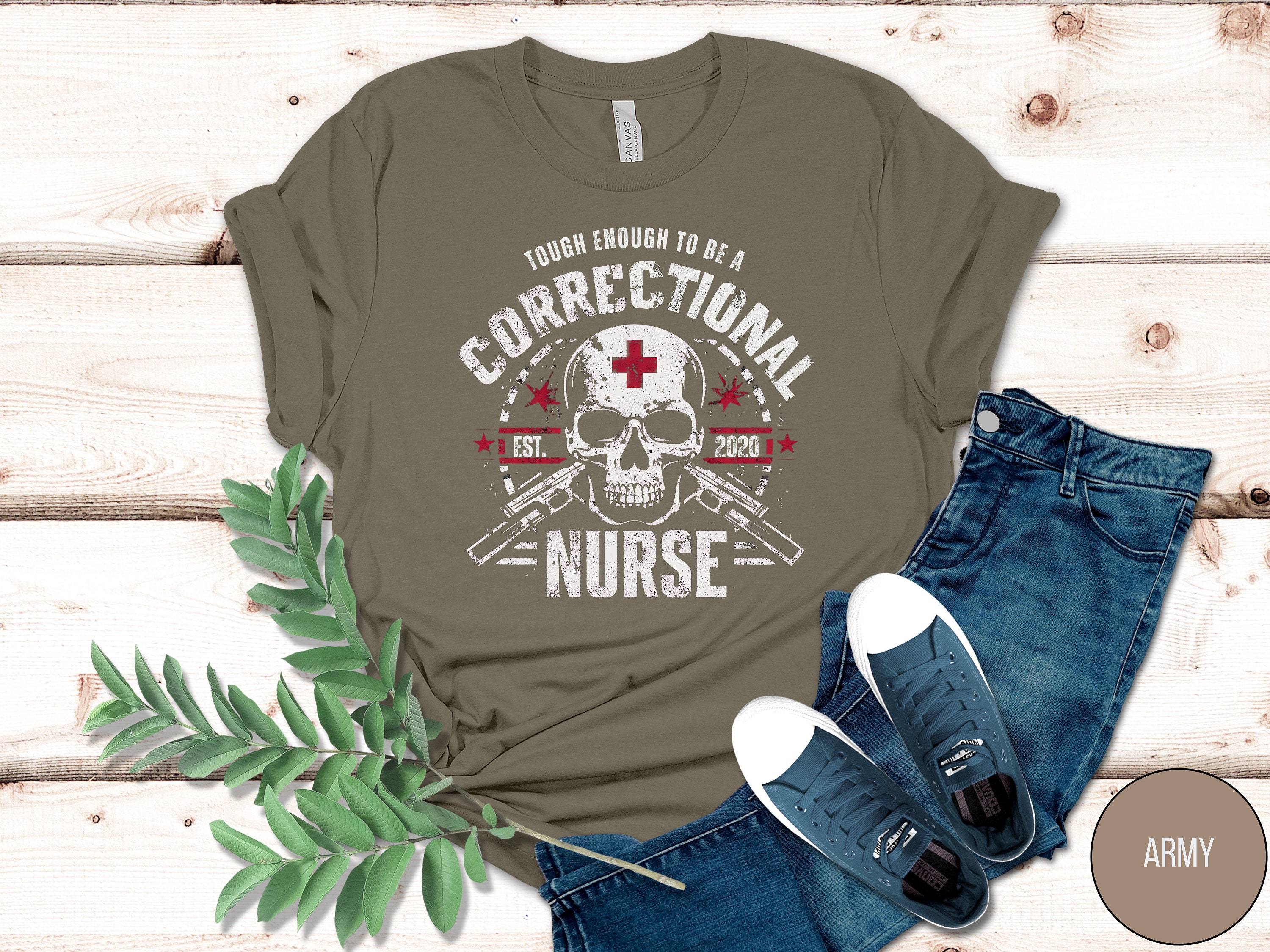 Correctional Nurse Shirt, Corrections Nurse T Shirt, Tough Enough to Be ...