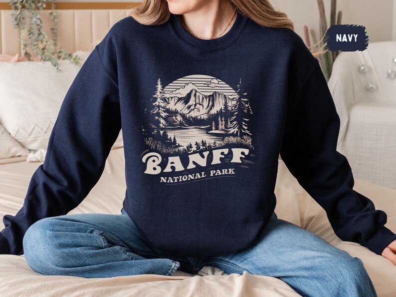 Banff National Park Sweatshirt, Banff Sweater, Banff Crewneck Canadian ...