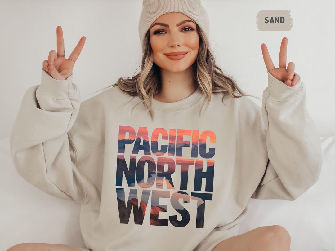 Pacific Northwest Sweatshirt, Oregon Pullover, Washington Cozy Jumper ...