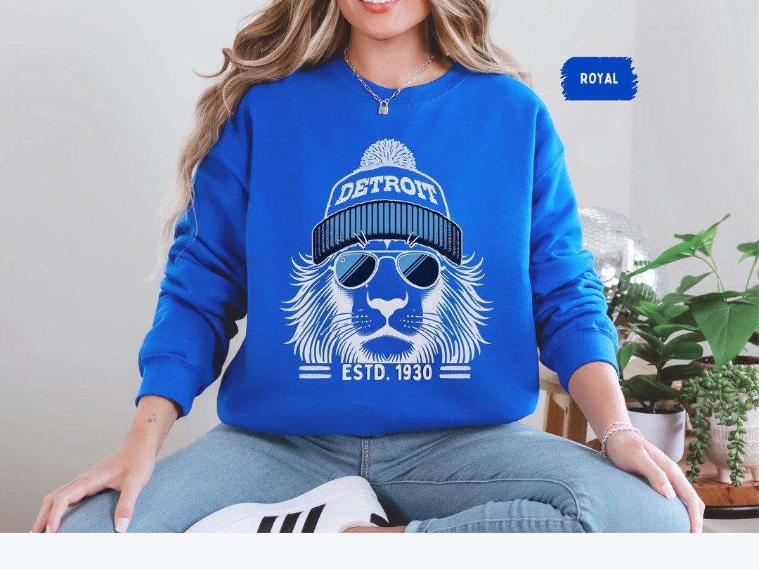 Detroit Football Sweatshirt, Fan Apparel, Team Spirit Fanwear, Sporty ...
