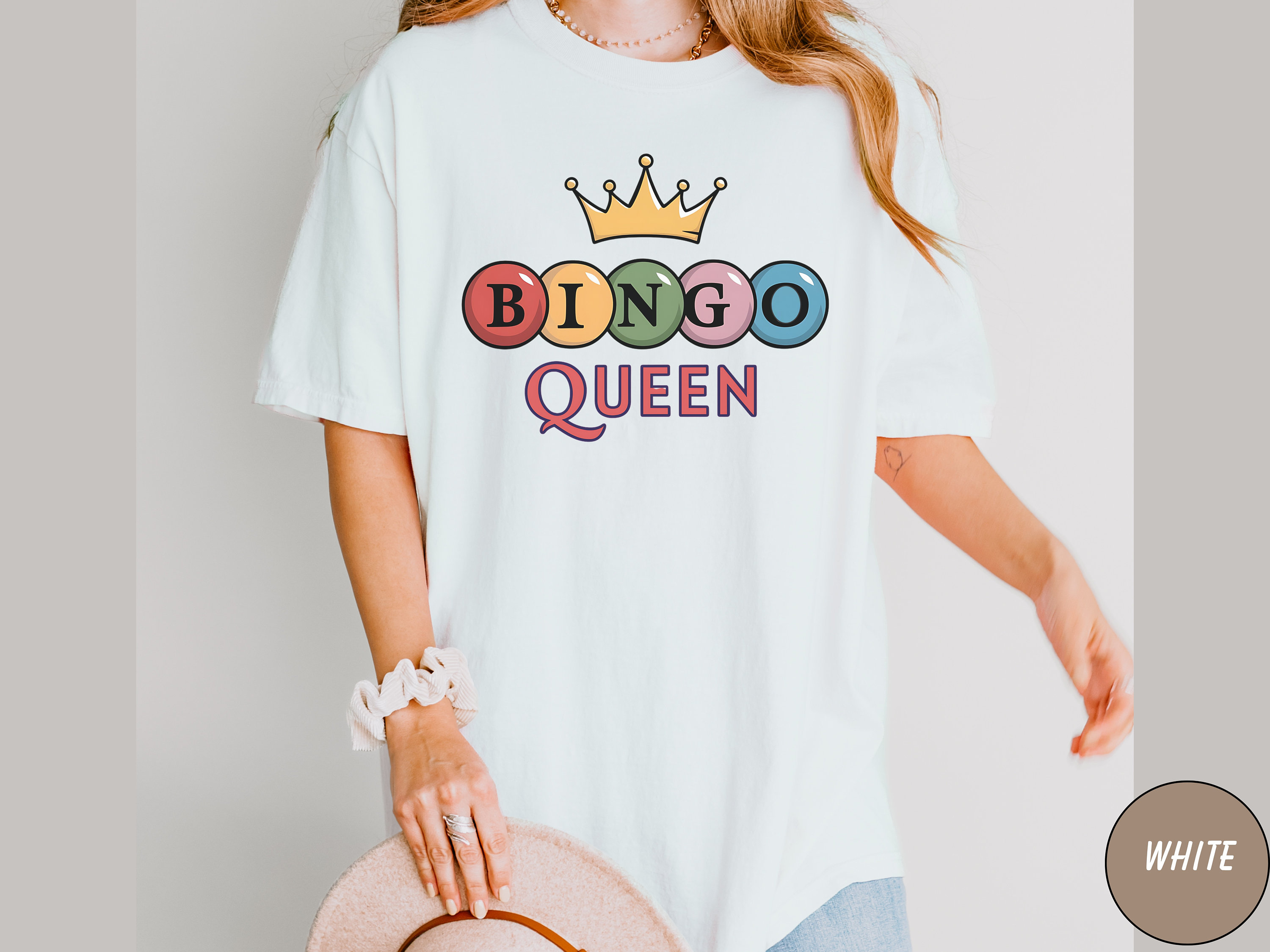 Bingo Queen Shirt, Retro Bingo T Shirt, Bingo Lover, Funny Bingo Player ...
