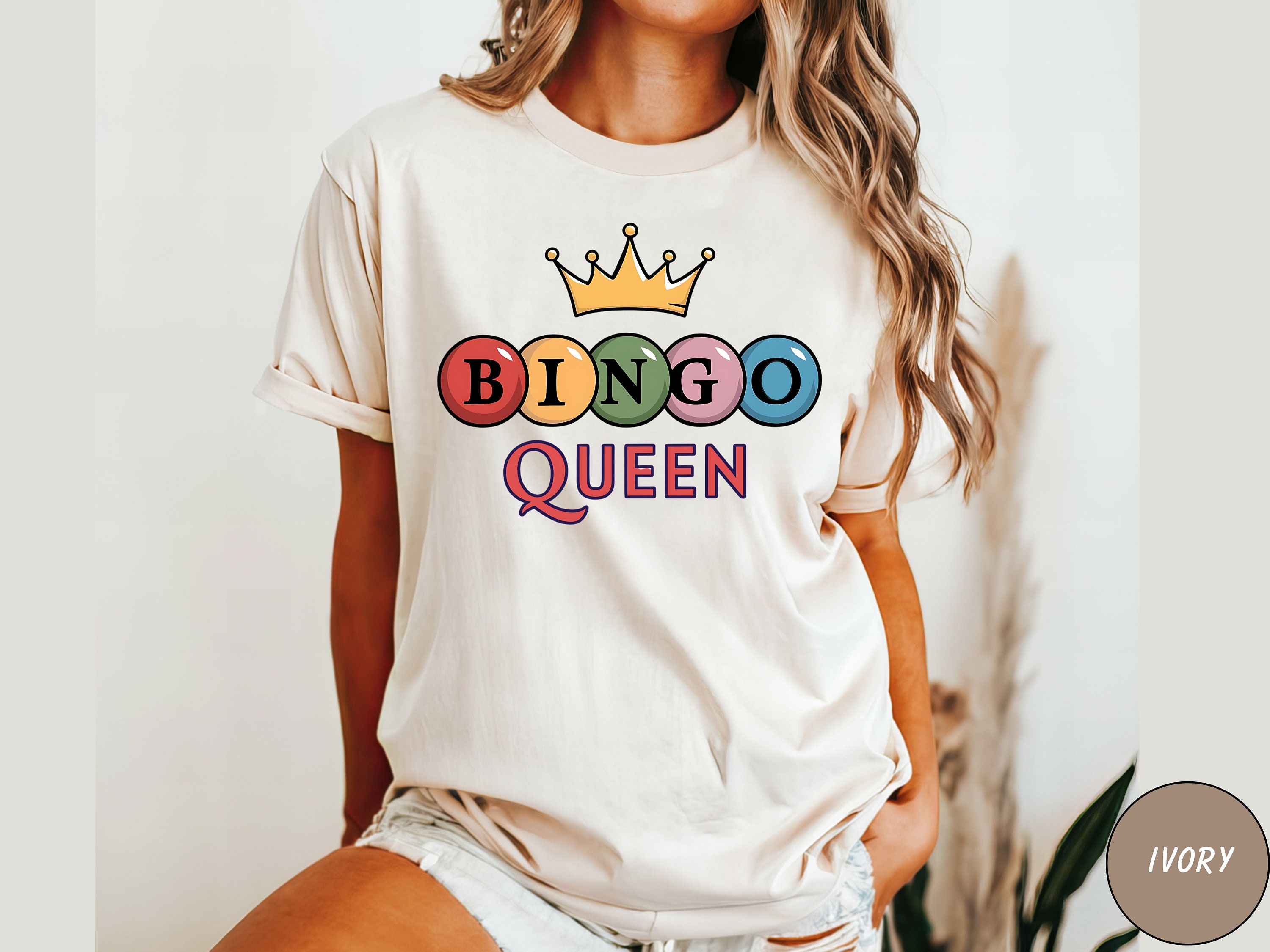 Bingo Queen Shirt, Retro Bingo T Shirt, Bingo Lover, Funny Bingo Player T Shirt, Bingo Vintage ...