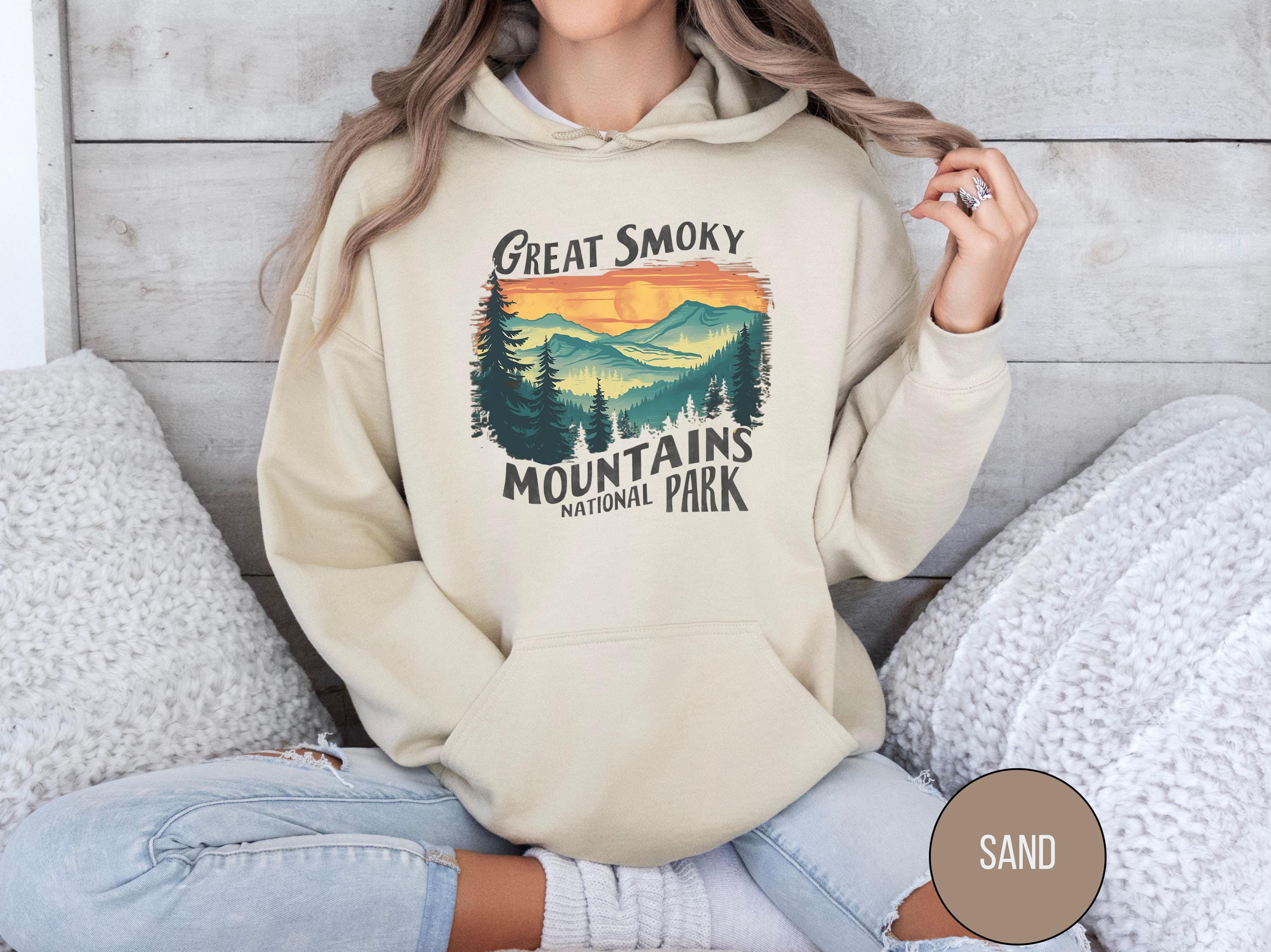 Great Smoky Mountains National Park Hoodie, TN Gift, Appalachian Hiking ...