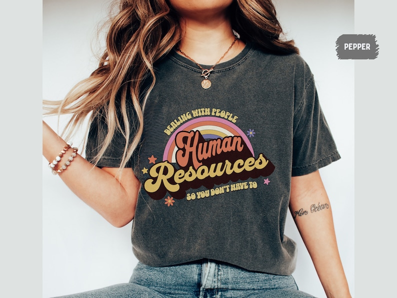 Comfort Colors HR Shirt, Human Resources Shirt, HR Squad Shirt Human ...
