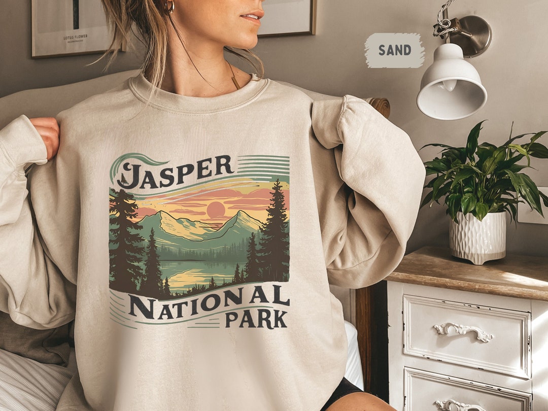 Jasper National Park Sweatshirt, Vintage Jasper Sweatshirt Jasper ...