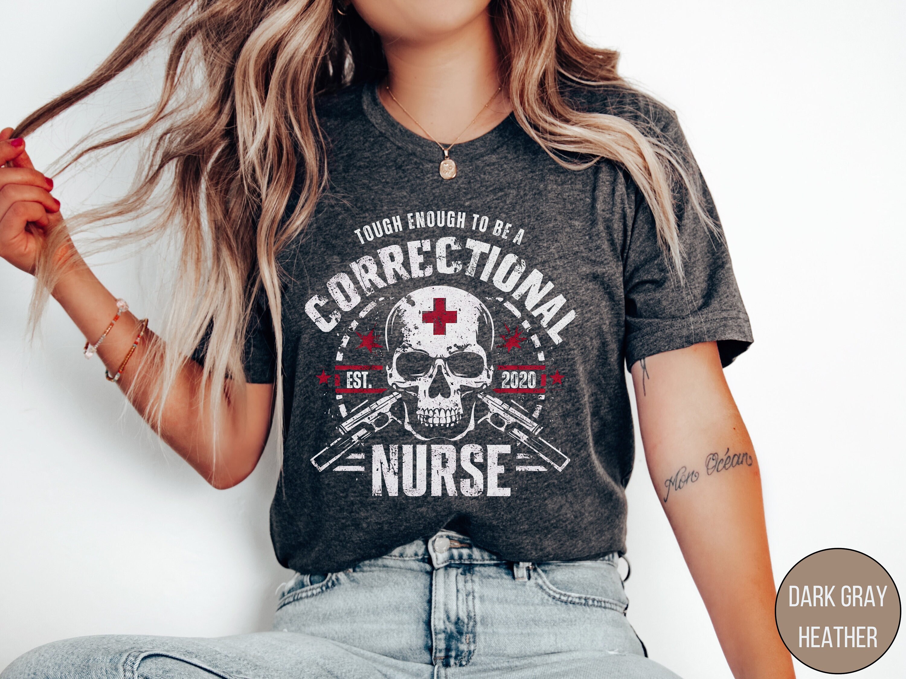 Correctional Nurse Shirt, Corrections Nurse T Shirt, Tough Enough to Be ...