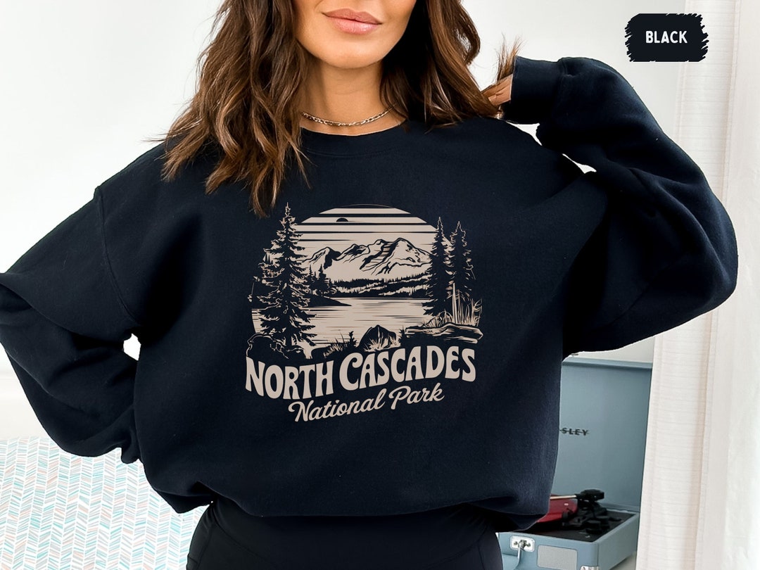 Vintage North Cascades National Park Sweatshirt Washington Sweatshirt ...