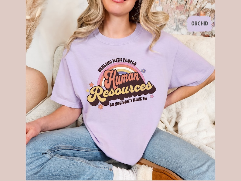 Comfort Colors HR Shirt, Human Resources Shirt, HR Squad Shirt Human ...