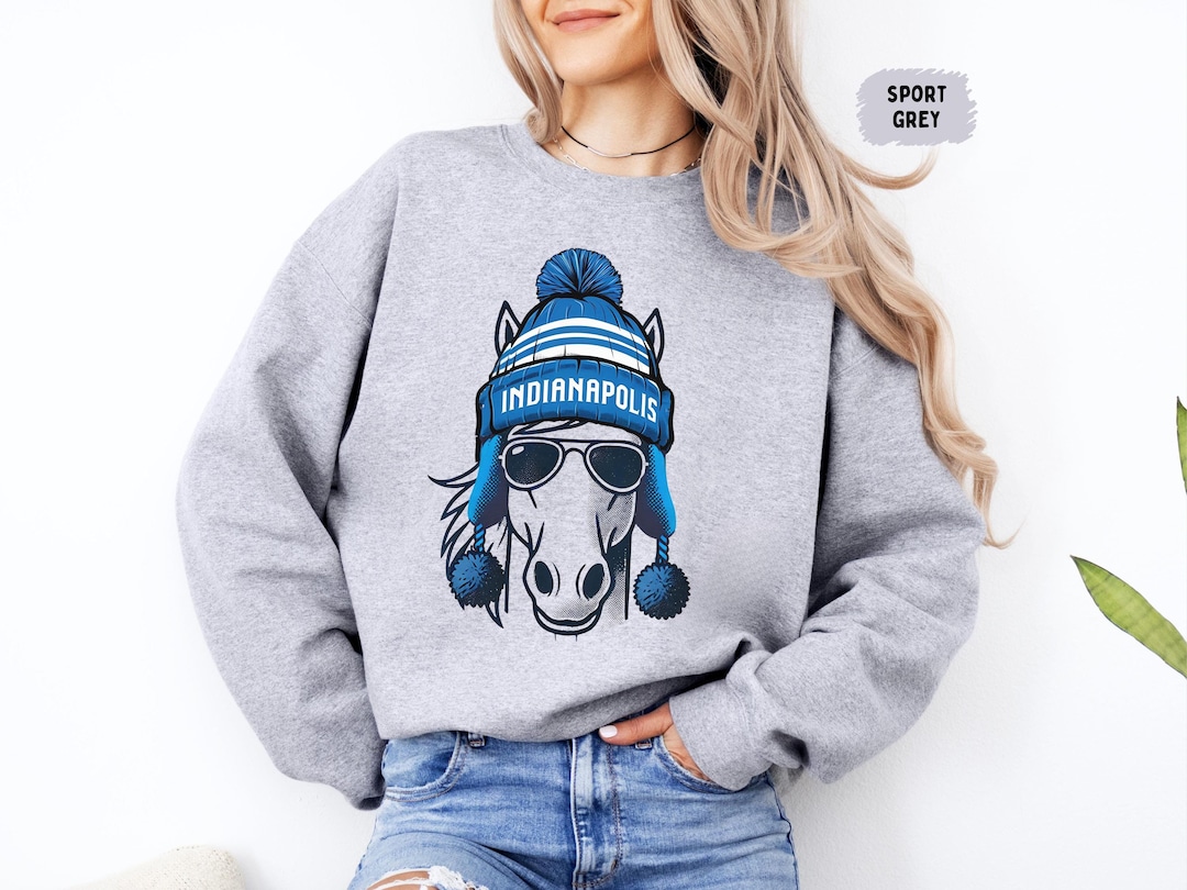 Indianapolis Football Team Sweatshirt, Indy Fan Apparel, Sports Team ...