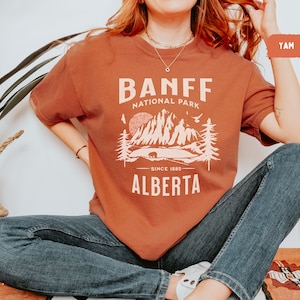 Vintage Banff National Park Shirt, Banff Tshirt, Banff Comfort Colors ...