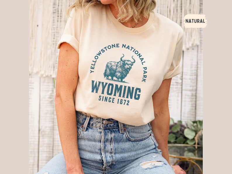 Vintage Yellowstone Shirt Retro Yellowstone National Park T Shirt ...