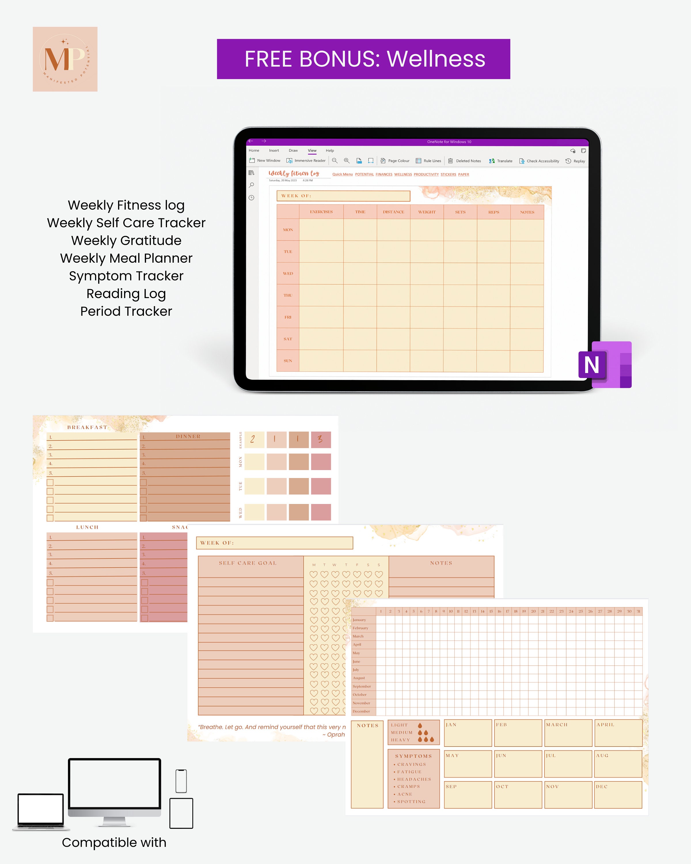2023 2024 Ultimate Onenote Planner | iPad Planner | Gift for Friend ...
