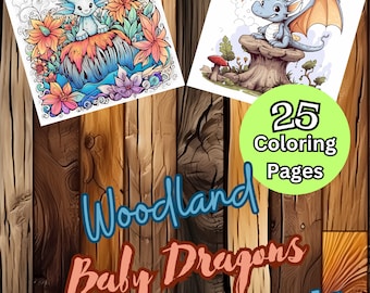 32 Cute Christmas Critters Coloring Pages Digital (Download Now) - Etsy