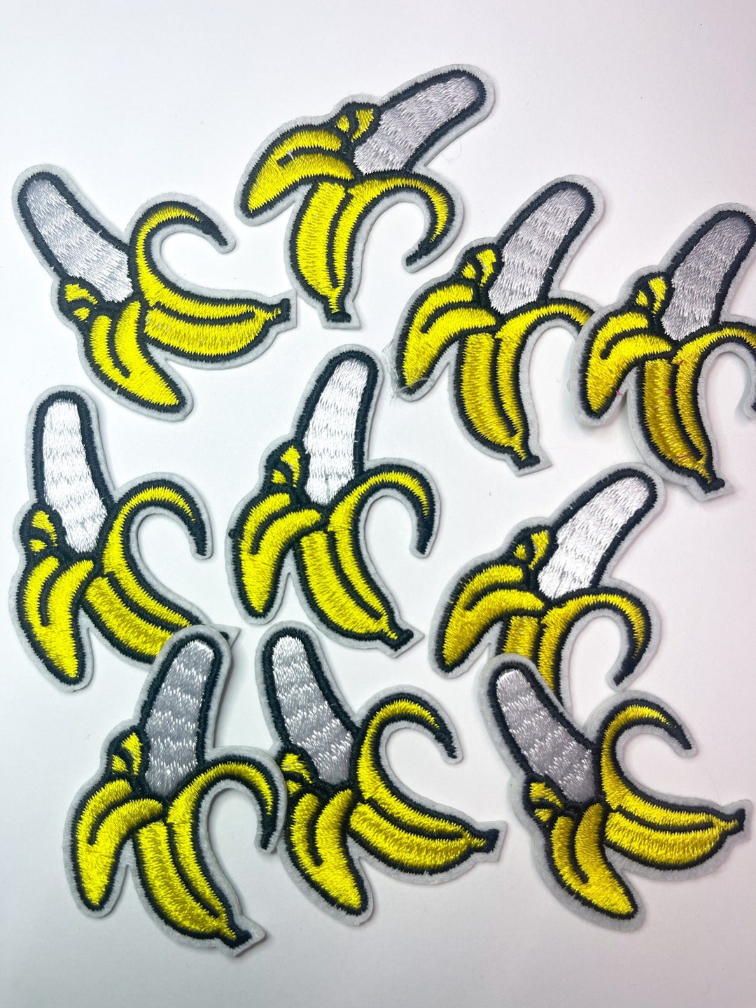 Banana Iron on Clothing Patch Pack of 2 - Etsy