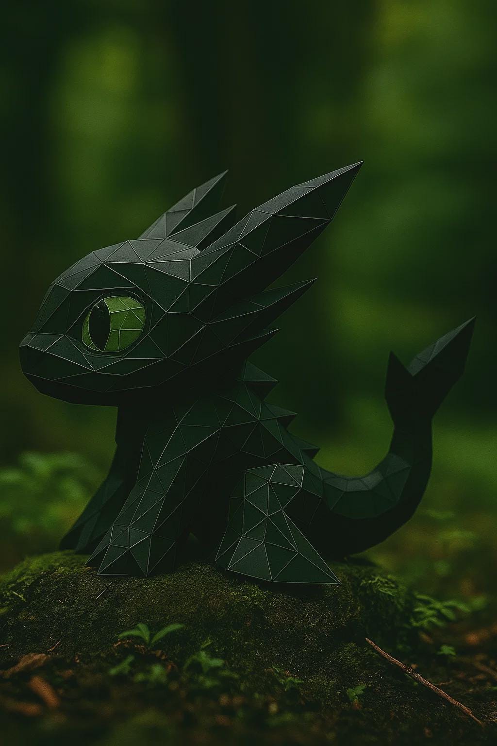 Night Fury Dragon Papercraft: DIY Low Poly Pepakura Statue (PDF ...