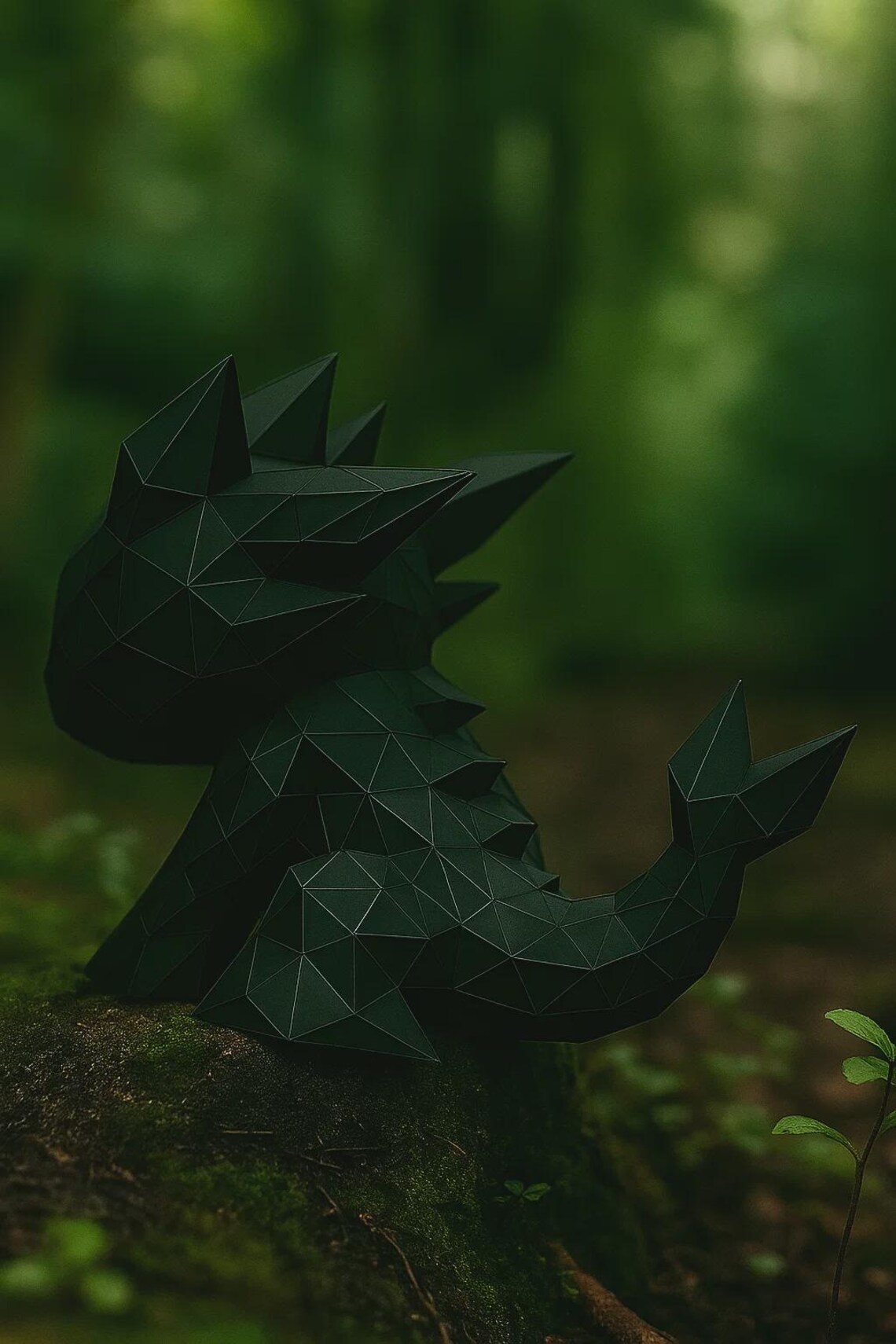 Night Fury Dragon Papercraft: DIY Low Poly Pepakura Statue (PDF ...