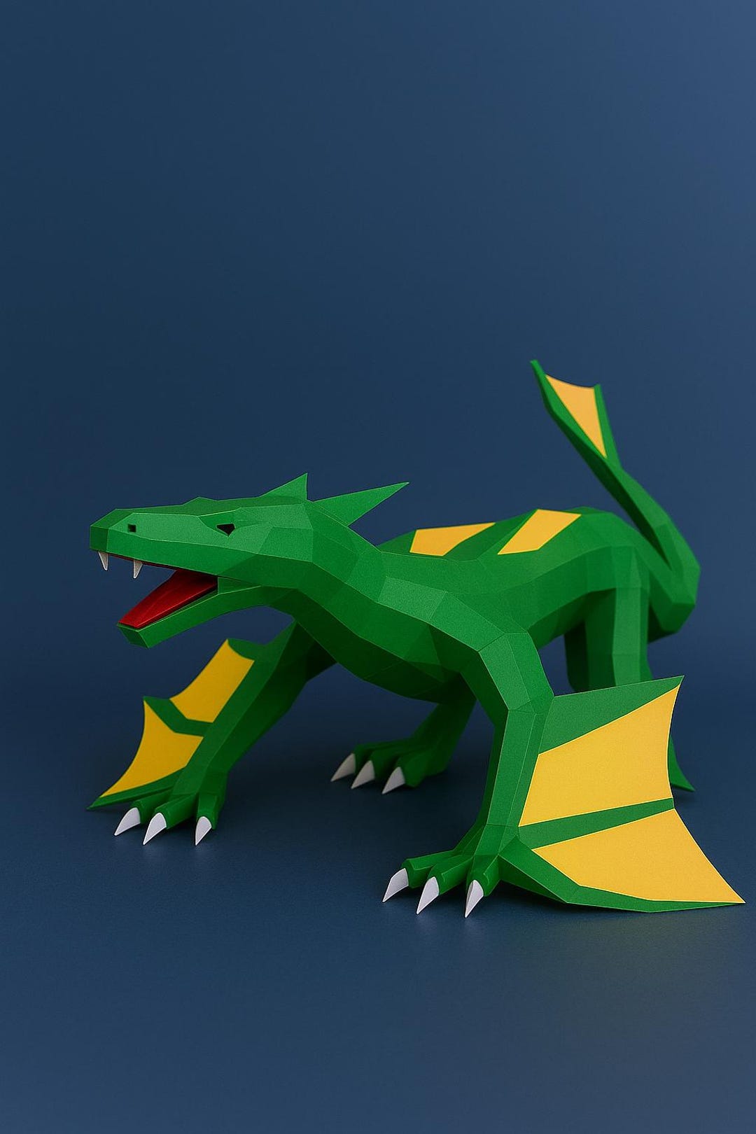 Papercraft Dragon 3D, DIY Paper Craft Project, Sculpture Home Decor ...
