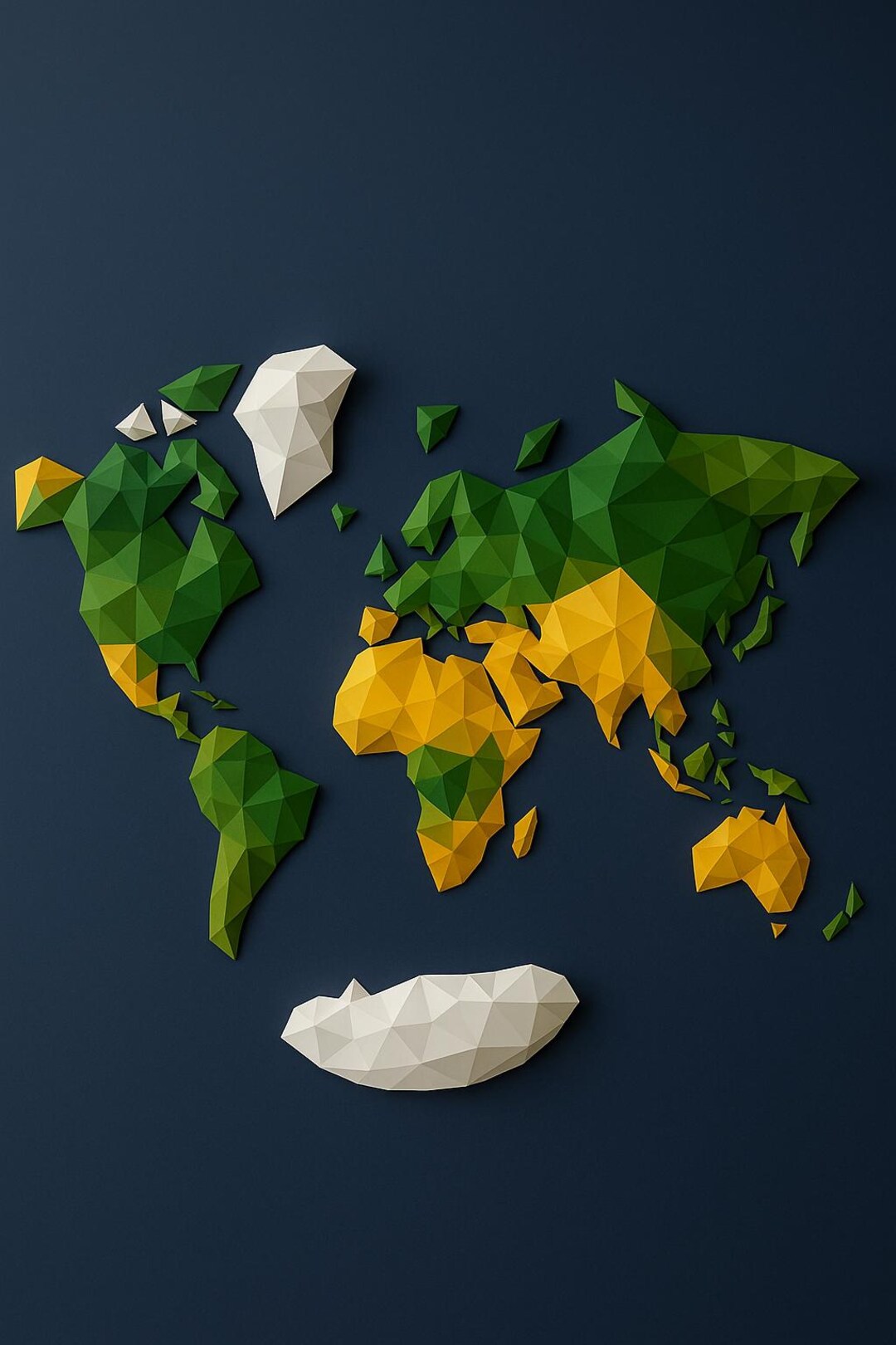 World Map, Papercraft, 3D Paper Model, Animal, Zoo, Paper Craft ...