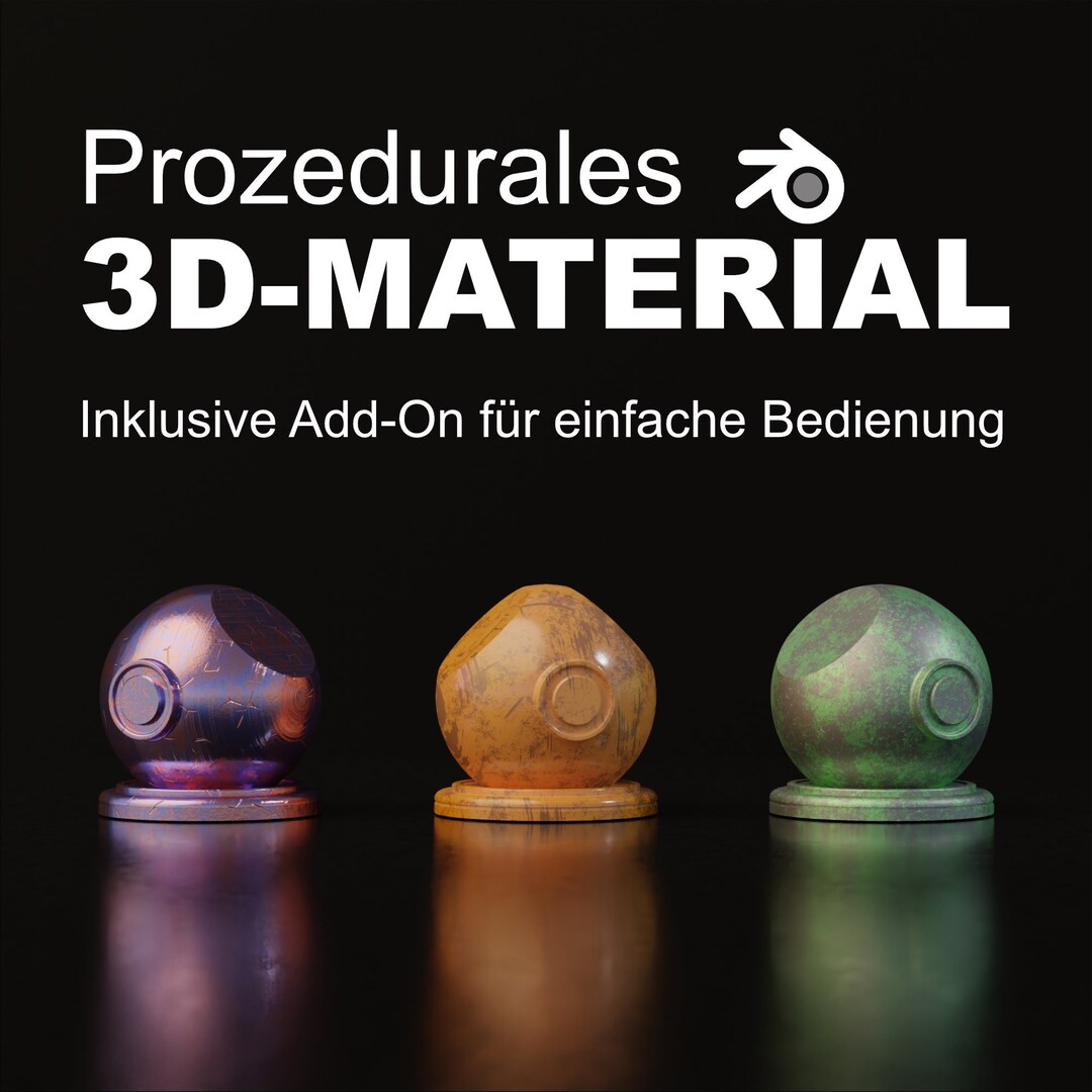 Procedural 3D Material for Blender 3D Material procedural - Etsy