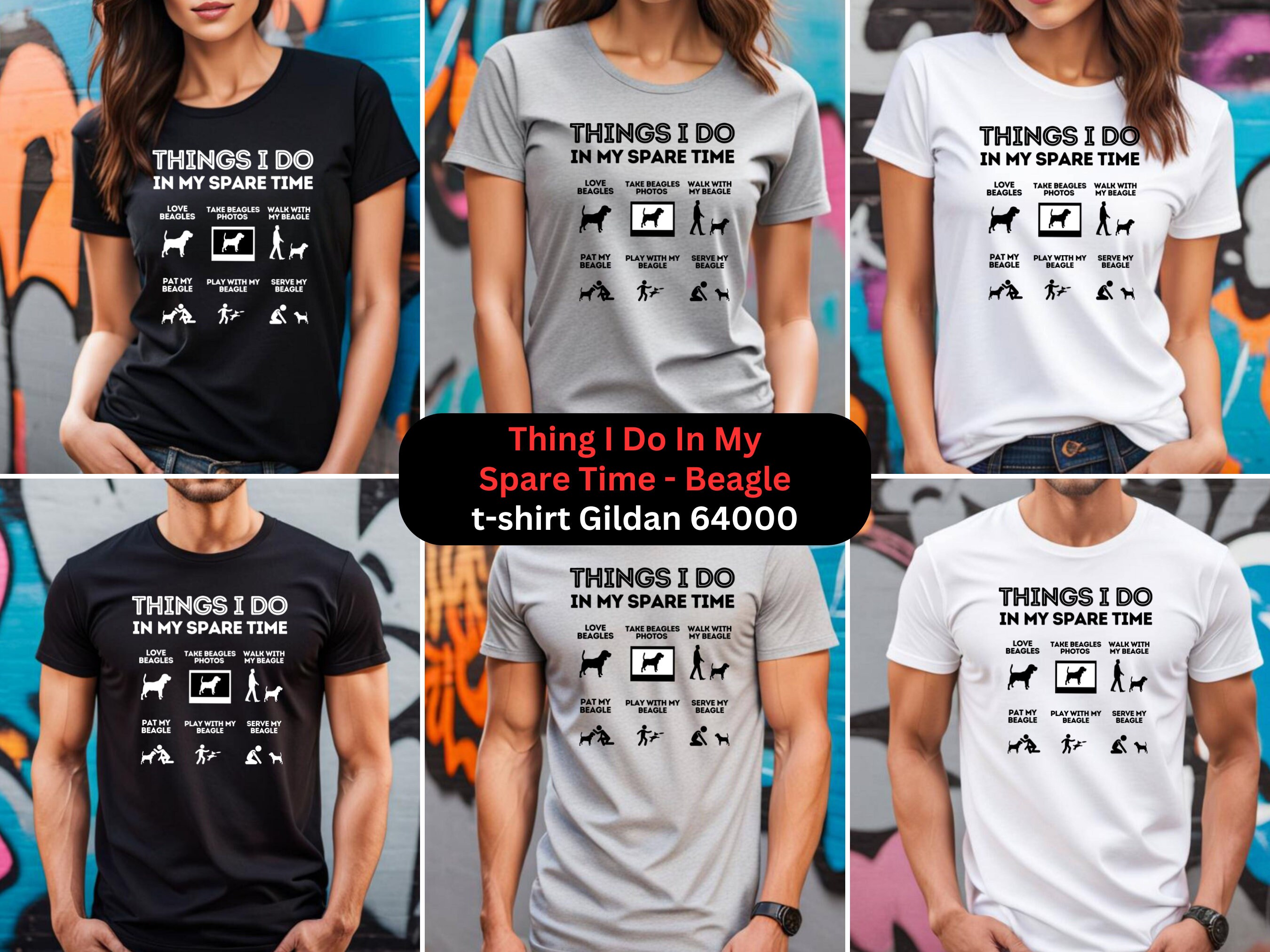 Things I Do in My Spare Time beagle Beagle Dog Wear Beagle Dog Owner ...