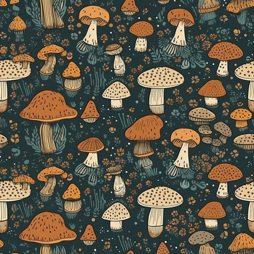 Mushroom Patterns - Etsy