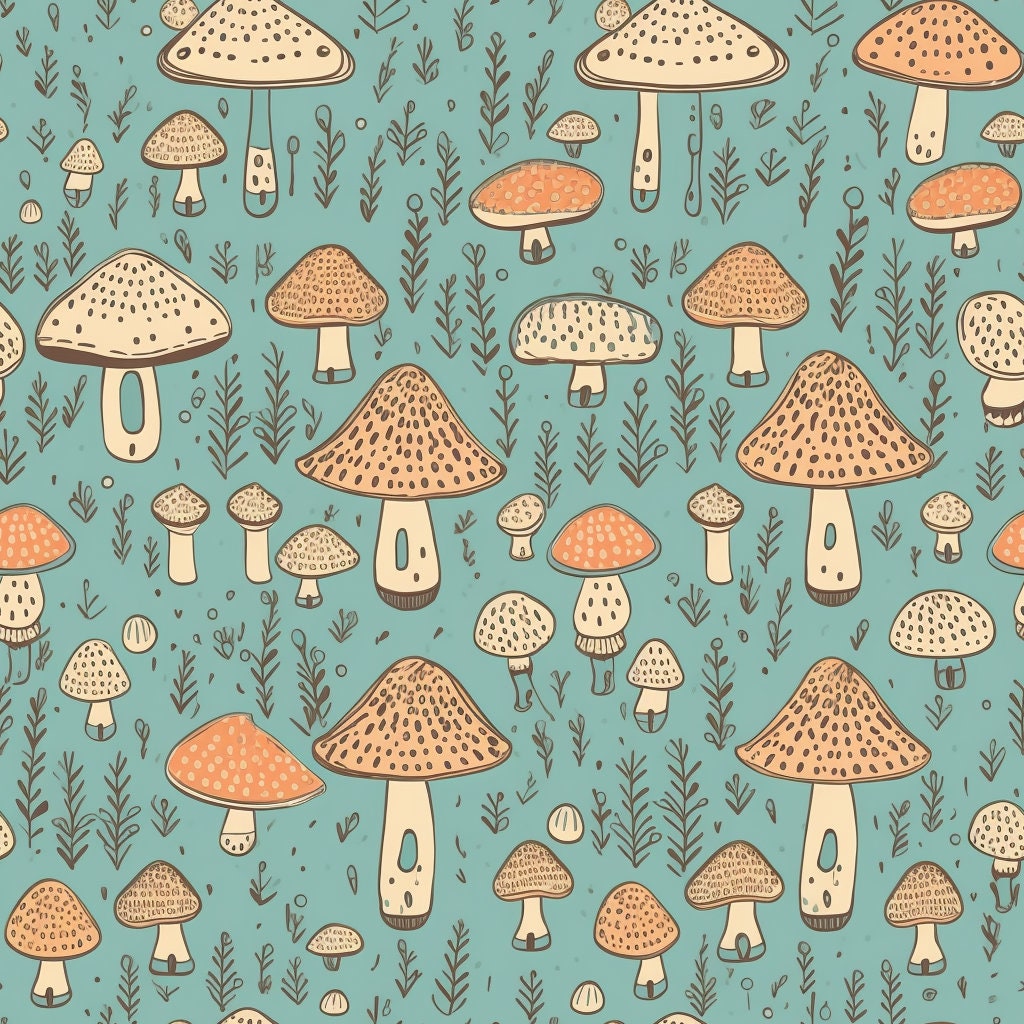 Mushroom Patterns - Etsy
