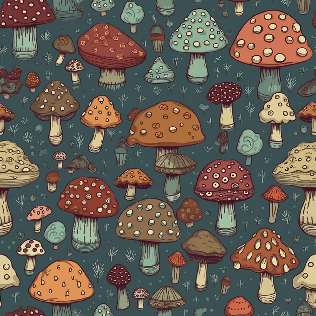 Mushroom Patterns - Etsy