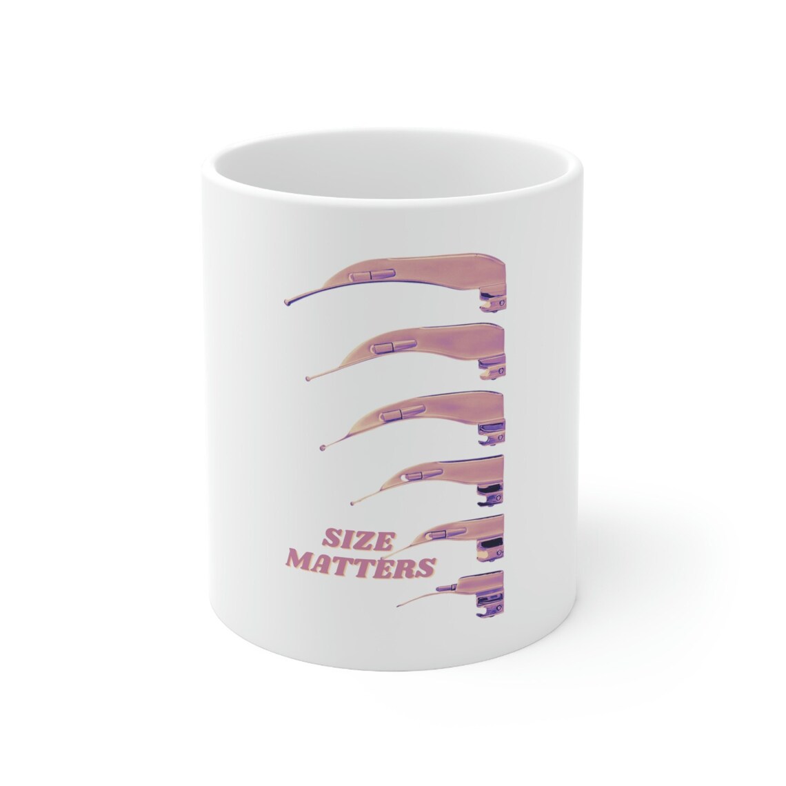 CRNA, Propofol, Anesthesia Needs Coffee, Ceramic Mug 11oz, Size Matters ...
