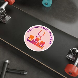 Dental Humor Sticker: 'pull Out Game Strong AF' Tooth Extraction Design ...