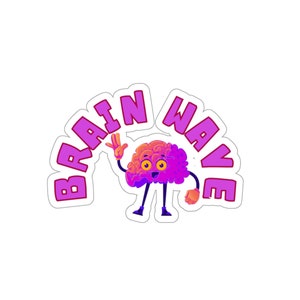 Brain Wave, EEG, Neuro, Neurosurgery, Neurology, Kiss-cut Stickers - Etsy