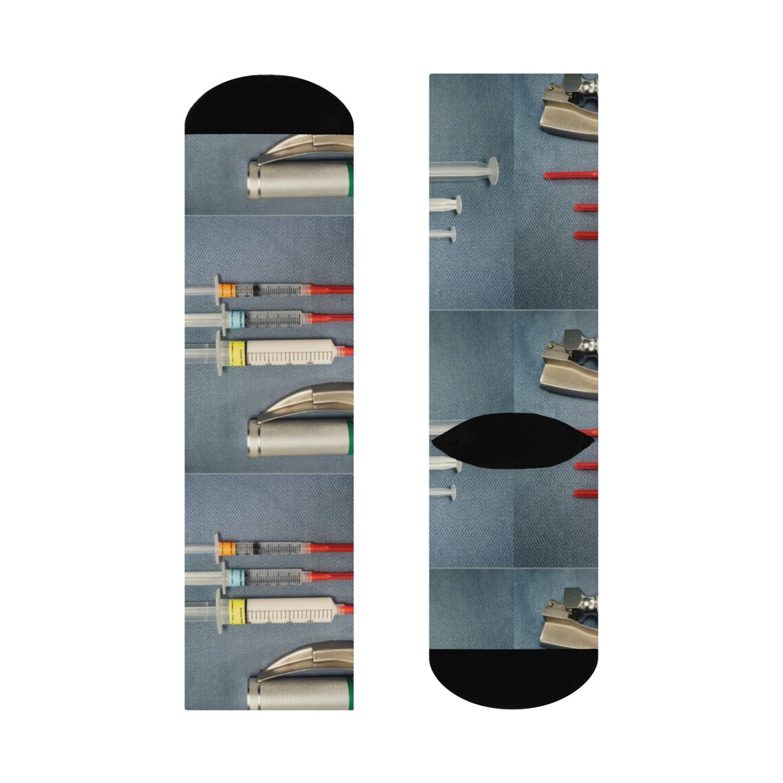 Medical Marvels: Laryngoscope Blade and Syringe Socks, Cushioned Crew ...