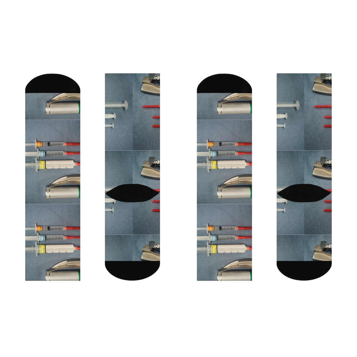 Medical Marvels: Laryngoscope Blade and Syringe Socks, Cushioned Crew ...