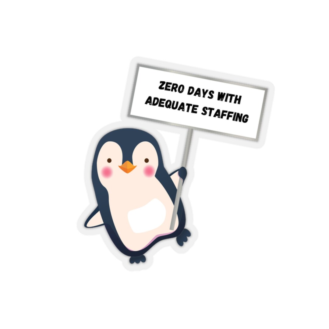 Staffing Shortage, No Staff, Kiss-cut Stickers, Short Staffed, Pizza ...