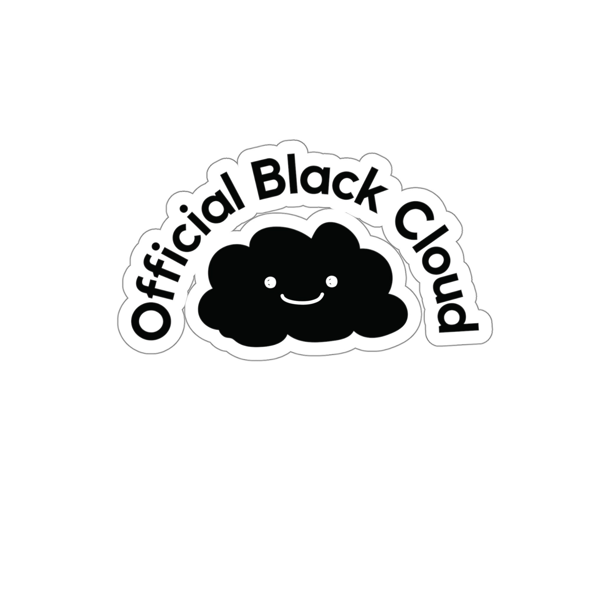 Official Black Cloud Sticker Embrace the Ominous Allure - Etsy